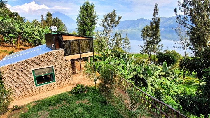 Banana House At Lake Ruhondo - Rwanda