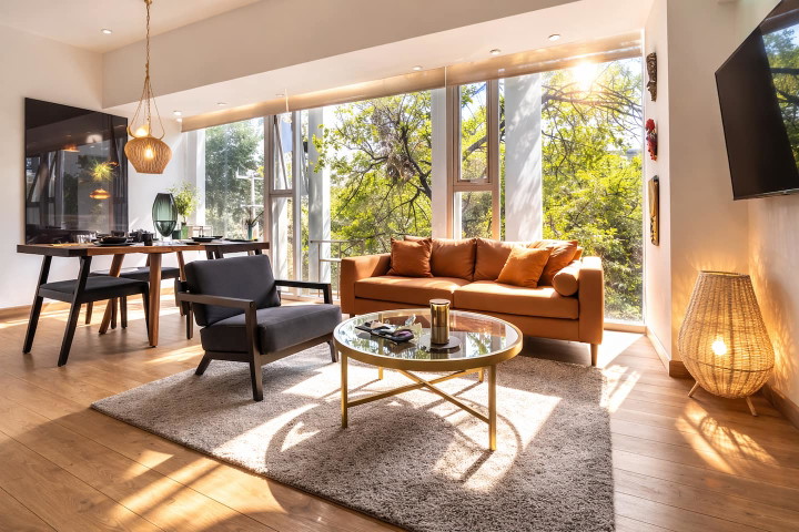 Condesa Luxury Life: King Size Bed, 360° Rooftop View - Mexico City