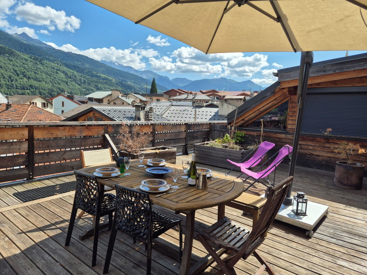 Sublime Appartement Avec Terrasse - Centre Bsm - Bourg-Saint-Maurice