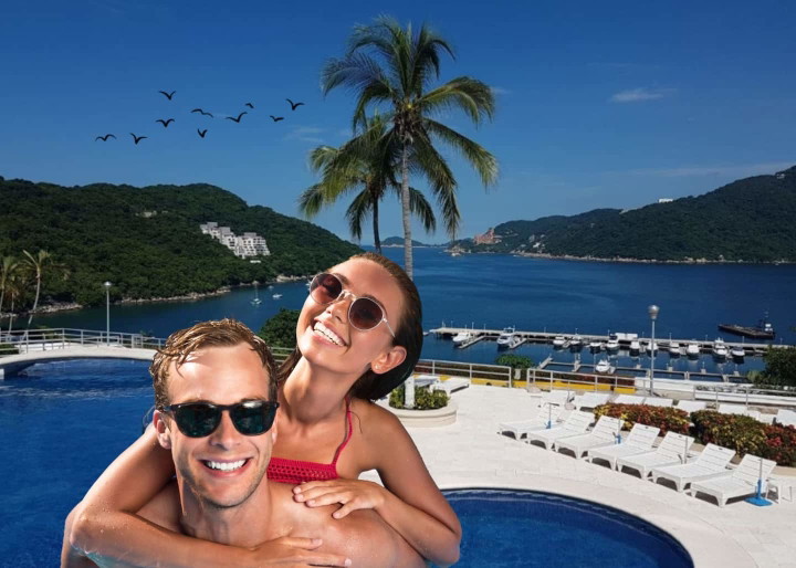Descanso | Jacuzzi & Vista Al Mar | Torre Blanca - Acapulco