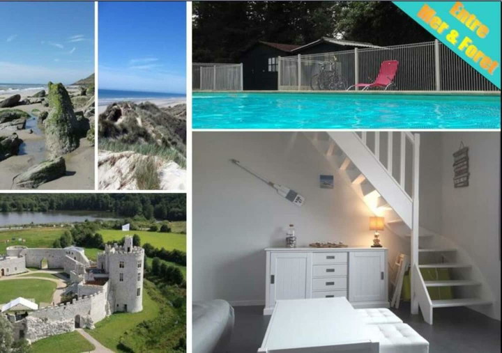 New... Charmant T2 Duplex Avec Piscine Et Tennis - Hardelot-Plage