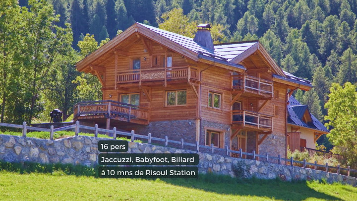 Chalet Käla-charme Alpin, Jacuzzi, Vue Panoramique - Risoul