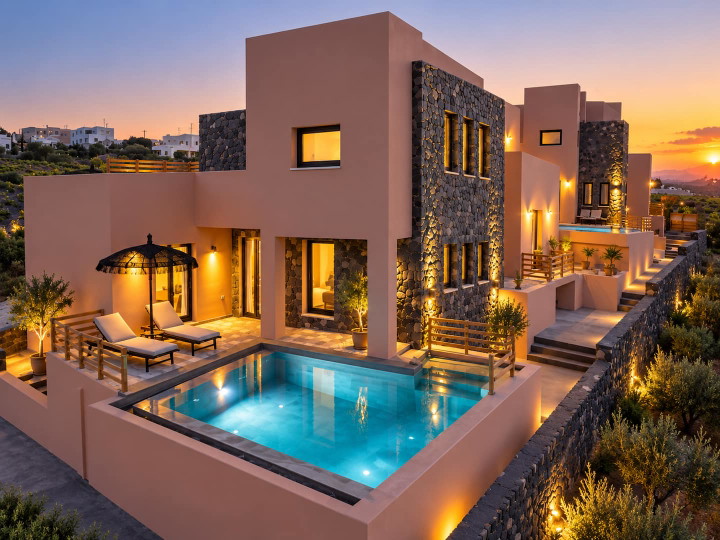 Golden Moments Santorini Villa Symphony - Santorini