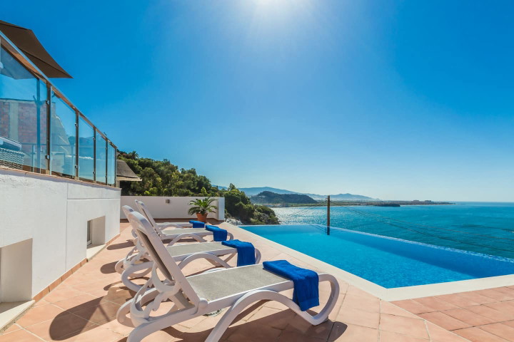 Villa Delfin Blanco Avec Piscine - Salobreña