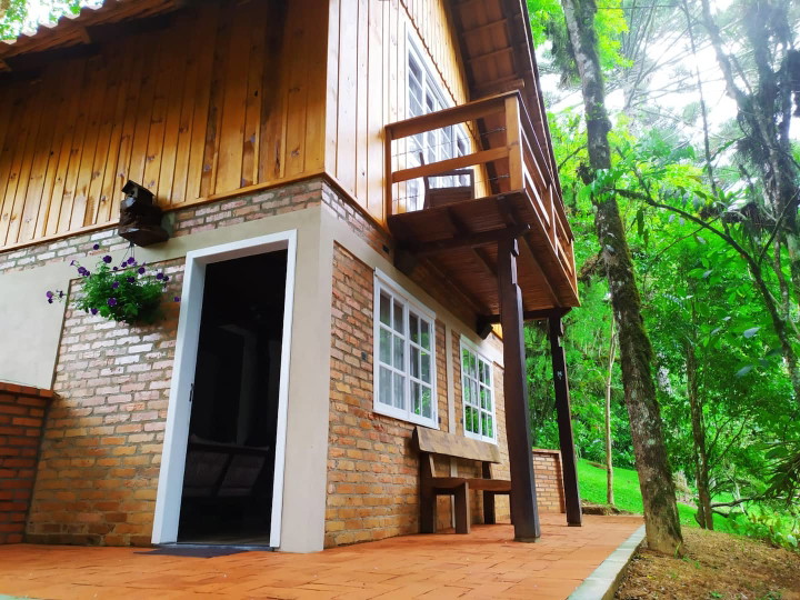 Chalé Do Léo - Chalet 5 Minutes From The Center Of Sbs - São Bento do Sul