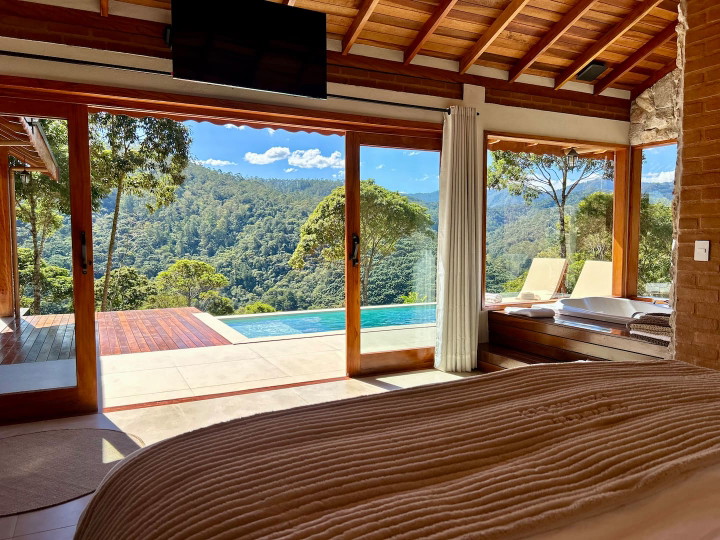 Chalé Boutique Spa, Jacuzzi E Piscina Aquecida. - Brésil