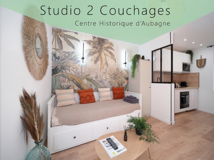 Le Gachiou - Studio 2 Couchages - Aubagne