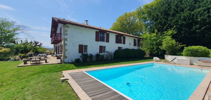 Grande Ferme Basque Avec Piscine, Tennis & Jacuzzi - Biarritz