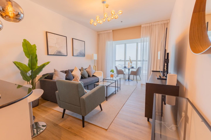 Huriya&nbsp;Living&nbsp;|&nbsp;1&nbsp;Chambre Avec Vue Sur L'océan Au-dessus De La Marina - Dubaï