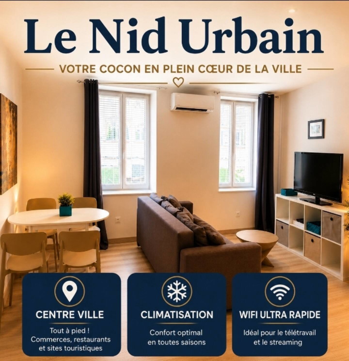 Le Nid Urbain | City Centre~air Conditioning~comfort - Valence