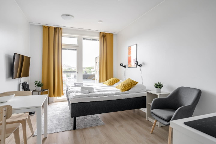 Studio, 2 Lits, Fauteuil, Parking - Turku