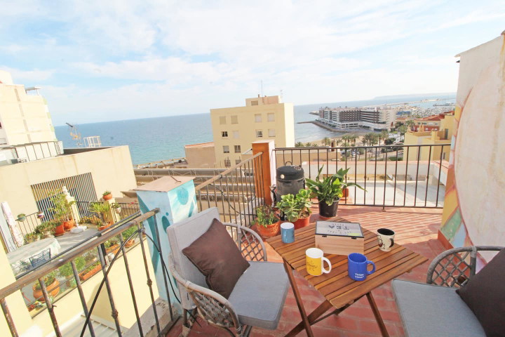 Vieille Ville, Plage à 4&nbsp;Min, Vue Sur La Mer Et Le Château, Toit-terrasse - Alicante