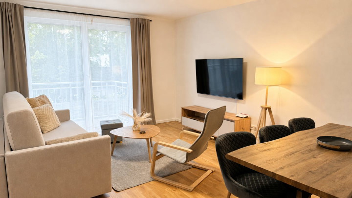 Star Living - 3 Room Apartment Balcony Near Frankfurt - Hanau