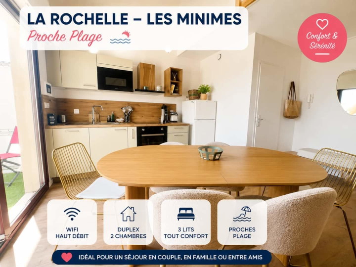 Renovated Duplex With Balcony & Swimming Pool - Châtelaillon-Plage