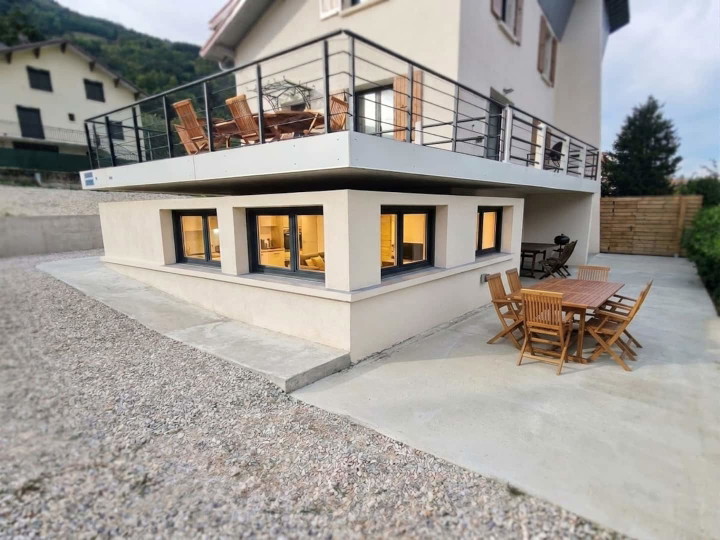 Grand Rocher Rdc Terrasse Vue Montagne - Allevard
