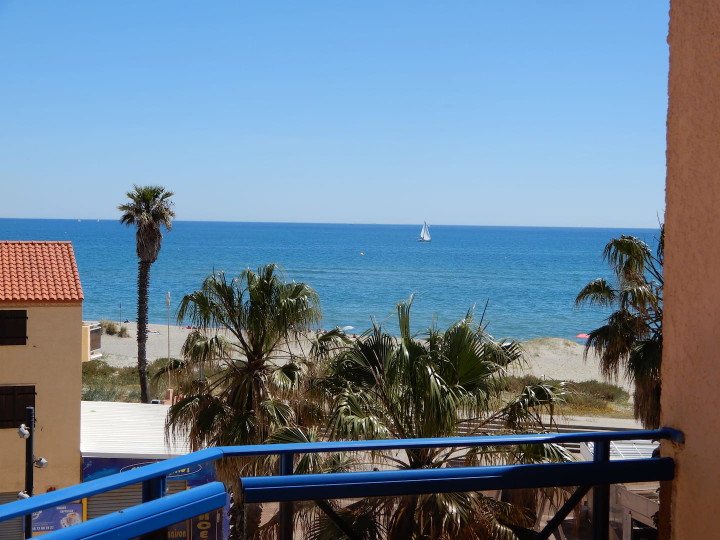 .Le Palmier Bleu. Appartement Vue Mer Et Terrasse - Sainte-Marie-la-Mer