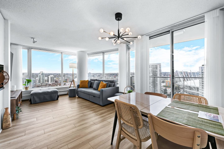 Vue Imprenable - Somptueusement Décoré - Centre De Van - Vancouver