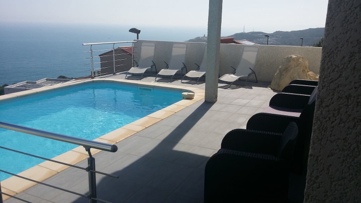 Villa Facing The Sea 180° Pool Terrace Air Conditioning - Pirineos