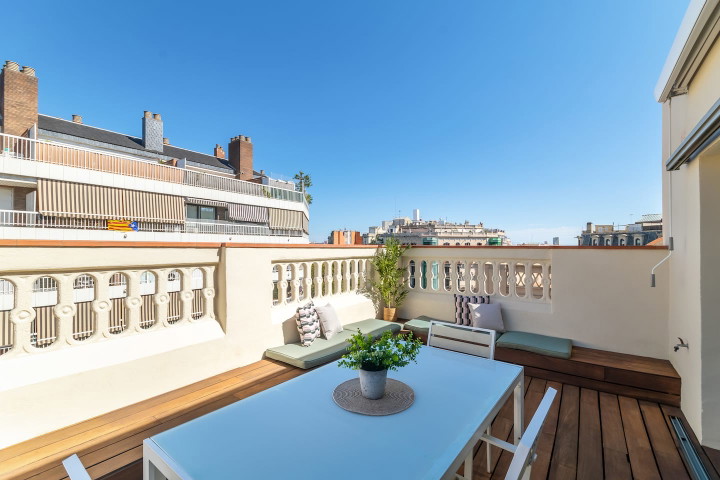 Penthouse Centrale 1&nbsp;Chambre/2&nbsp;Terrasses Privées/climatisation/wi-fi - Badalona