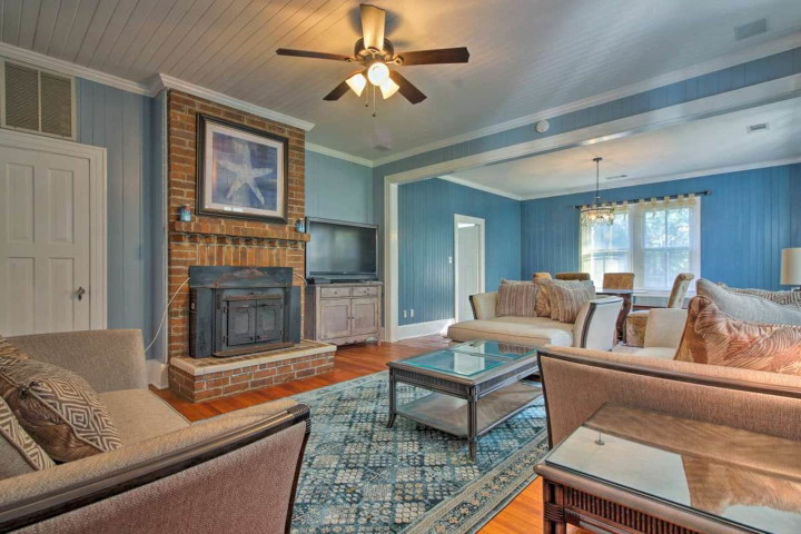 Starfish Home For 10, Fast Ev Charger+pet Friendly - Savannah, GA