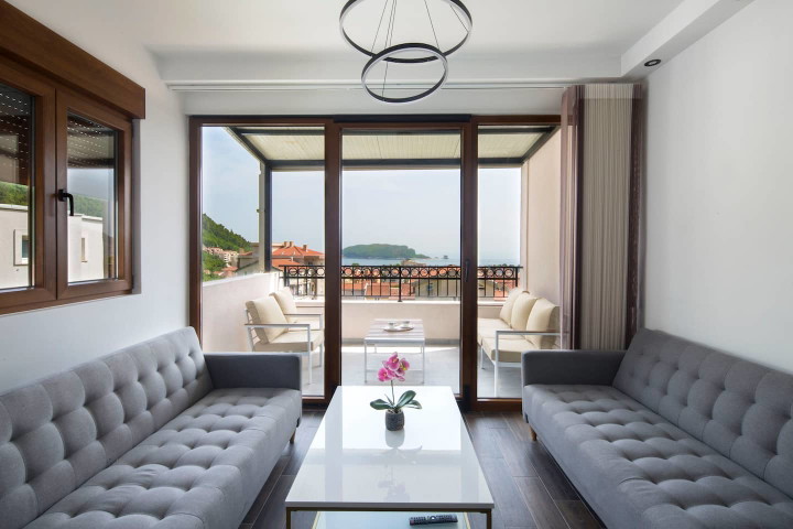 #6 Dernier éTage 1 Chambre Avec Piscine, Terrasse Et Vue Sur La Mer - Monténégro