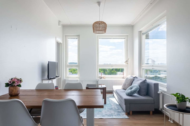8th Floor 1br Apartment With Balcony With A/c - Lahti