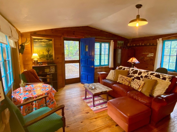 Secluded Folk Art Cabin By The Acequia - New Mexico