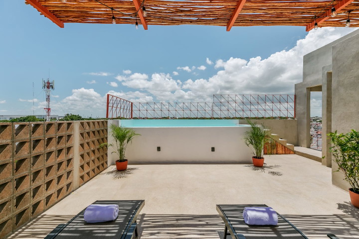 Amazing Apt. 001 + Shared Pool +4 Guests - Cancún