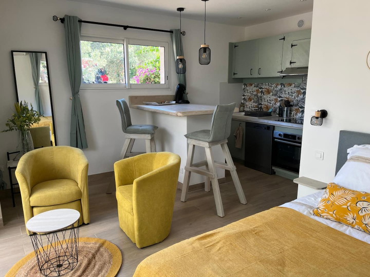Studio Cosy Avec Terrasse Privée, Proche Plages - Pianottoli-Caldarello