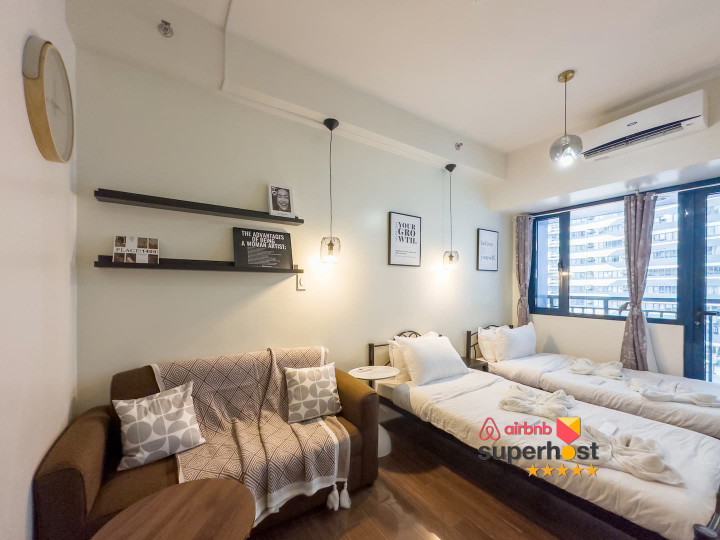 Newbie's Deal | Twin Bed Open Room | Suitable For International Students & Couples | Fully Furnished Downstairs | 24-hour Security | Chinese Host - Manila