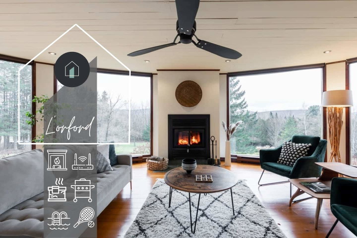 L'orford Forest Dream: Hot Tub, Fireplace & Views - Orford