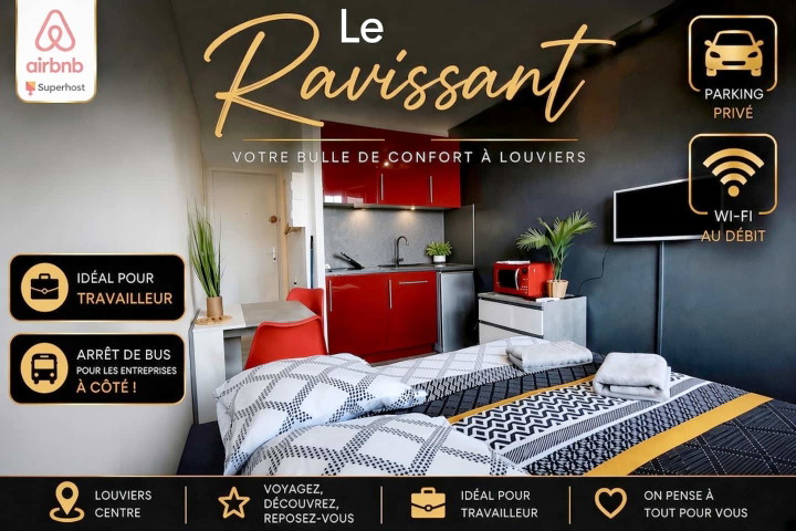Ravissant Studio Parking Privé - Louviers