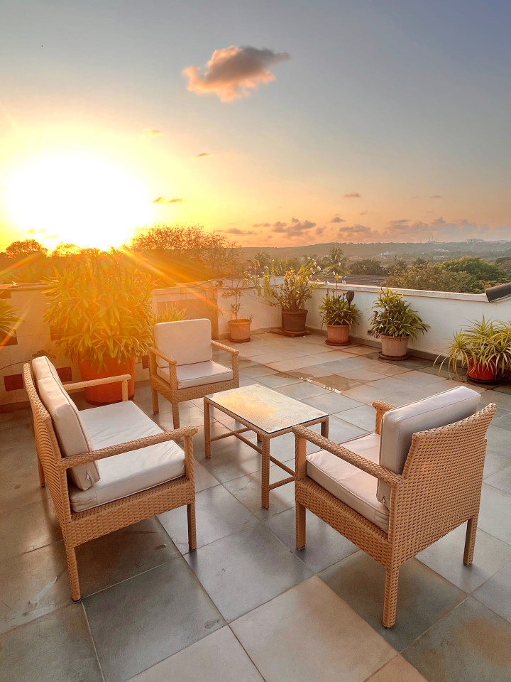 Penthouse 3 Chambres, Piscine Privée Et Terrasse, Près De Candolim - Goa