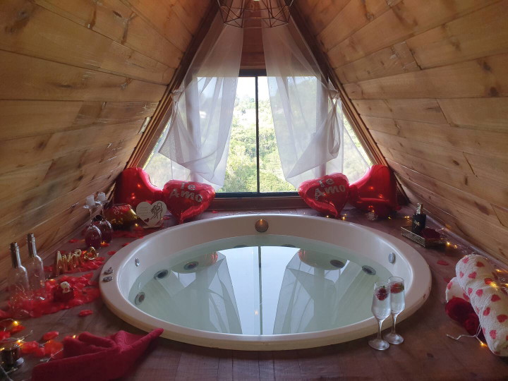Imperatriz Chalet With Jacuzzi And Freestanding Fireplace Sc - Santo Amaro da Imperatriz