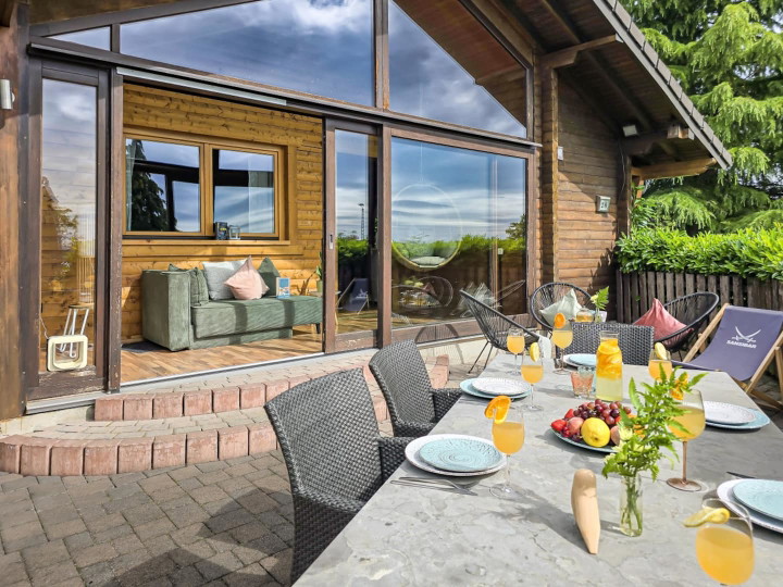 Panoramic Chalet Mit Whirlpool & Weitblick - Duitsland