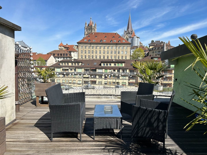 2bdrm Rooftop In The Heart Of Lausanne With Ac - Lausanne
