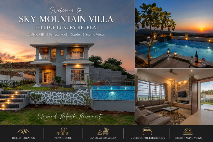 Sky Mountain Villa Pune-luxury Hilltop Retreat - Pune (India)