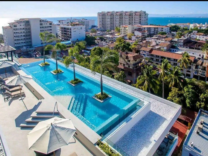 Luxury Zona Romantica With Rooftop Pool For 2 - Puerto Vallarta