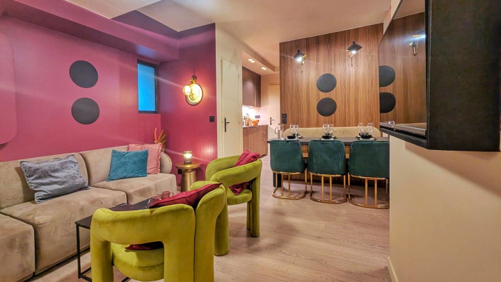 Velvet&nbsp;Lounge  6&nbsp;Personnes  Accès Facile Au Champ De Mars - Issy-les-Moulineaux