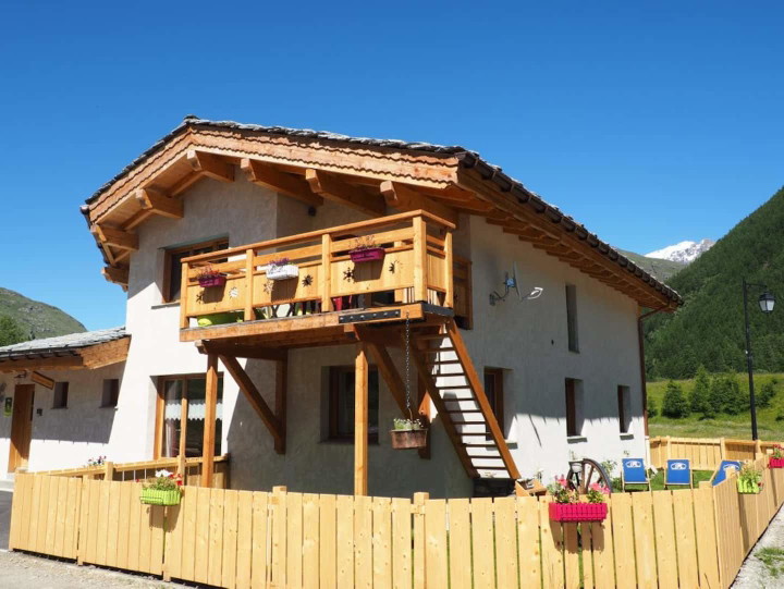 Chalet Le Chardon Bleu Jardin - Bessans
