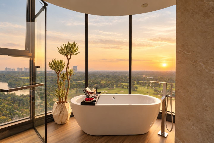 Epic Lake & Golf Views  3br Corner  Bathtub - China