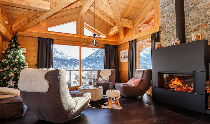 Chalet Cerf Blanc - 6 Chambres - 10 A 16 Personnes - Césane