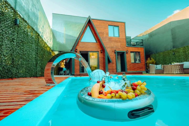 Hot Pool Fire Pit Conservative Villa - Kalkan