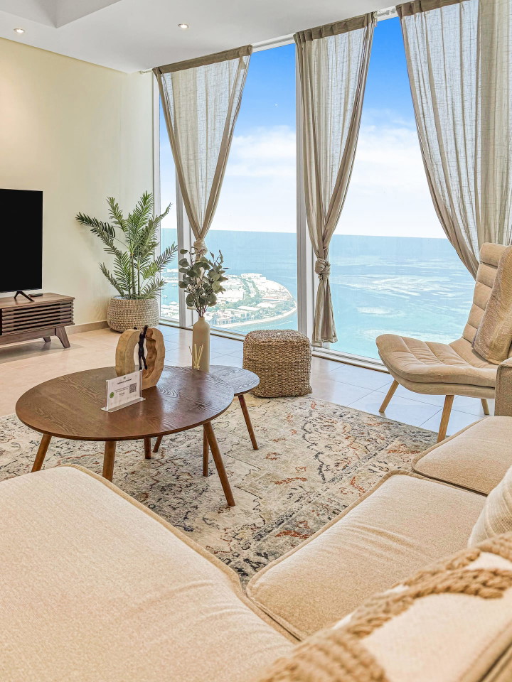 Bohemian | Stunning View | Financial Harbor | 1 Br - Manama