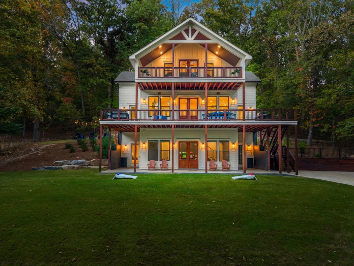 Waterfront | Dock | Hot Tub | Fire Pit | Game Room - Dawsonville, GA