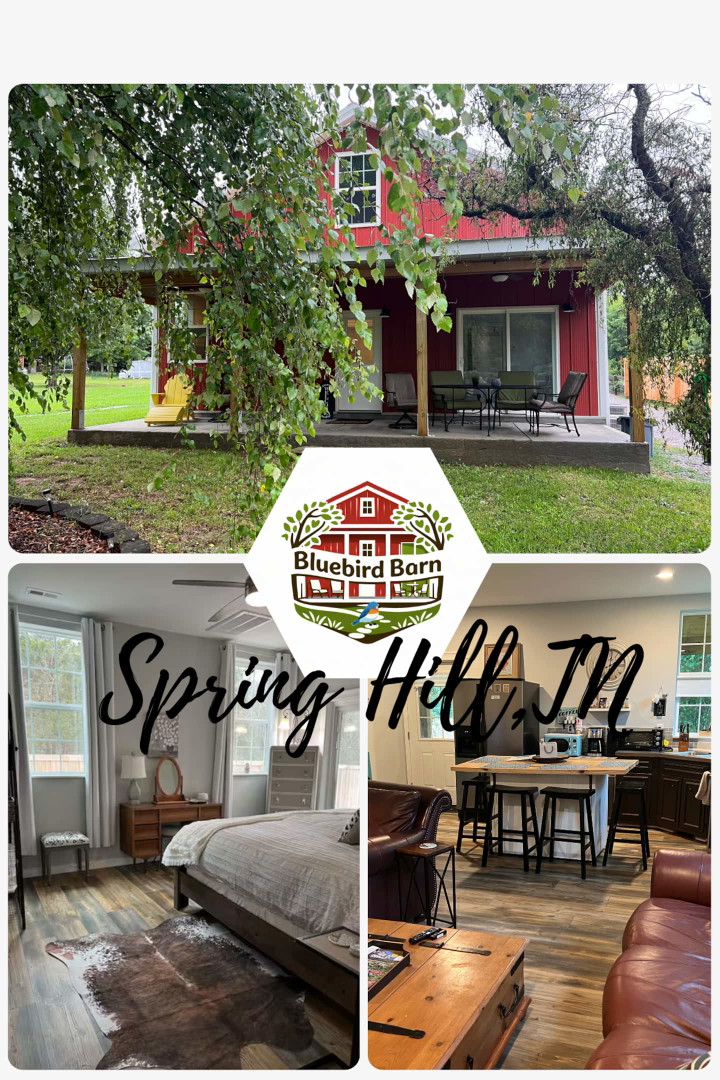 Bluebird Barn Guest House+loft Apt Near Gm Plant - Columbia, TN