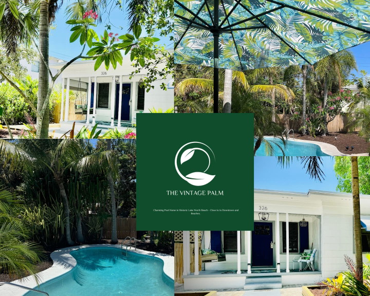 Historic Pool Home Close To Beach And Downtown - Lake Worth, FL