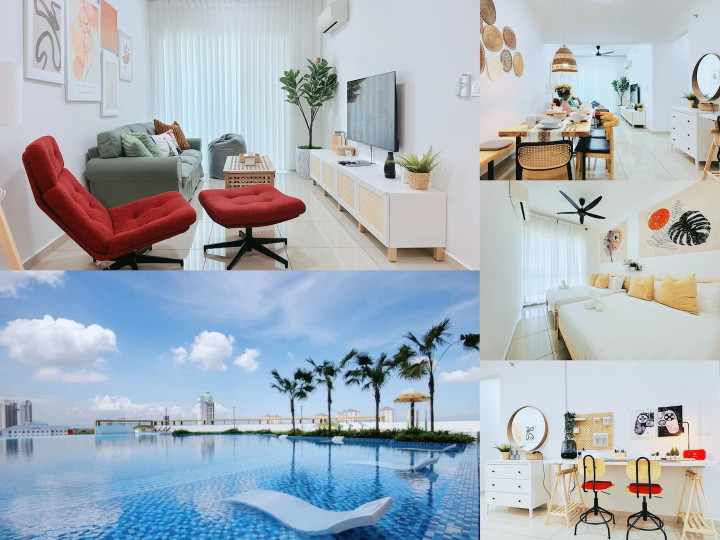 8pax Bm Bandarperda Metropol Apartment 3minute Kpj - Penang