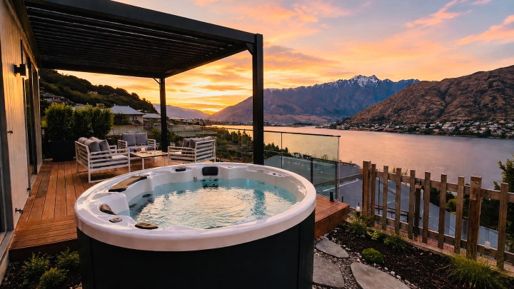 Lake & Remarkables Views + Spa Pool - Queenstown, New Zealand