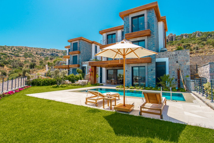 Villa A @Bodrumtriohomes Ultra Luxury 4+1 With Pool - Gündoğan
